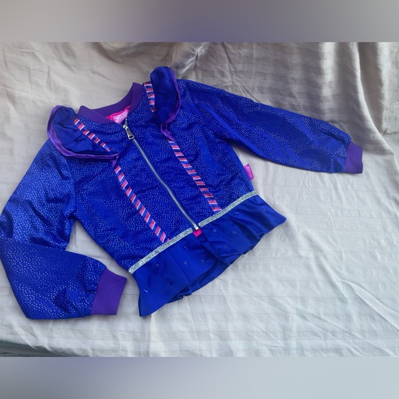 JoJo Siwa | Jackets & Coats | Jojo Siwa Blue Satin Jacket 78 | Poshmark